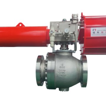 Easy-Maintainable API 12" 600Lb CF8C Metal Seated Wear-resistant C-Ball ...