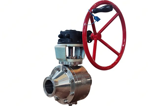 4" 150lb N7M metal seated wear-resistant C-ball valve | Industrial wear ...