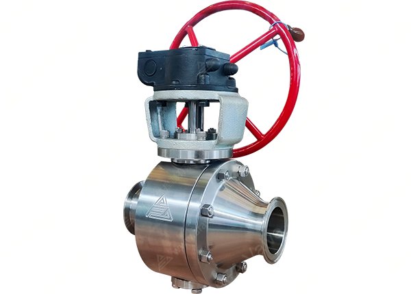 4" 150lb N7M metal seated wear-resistant C-ball valve | Industrial wear ...